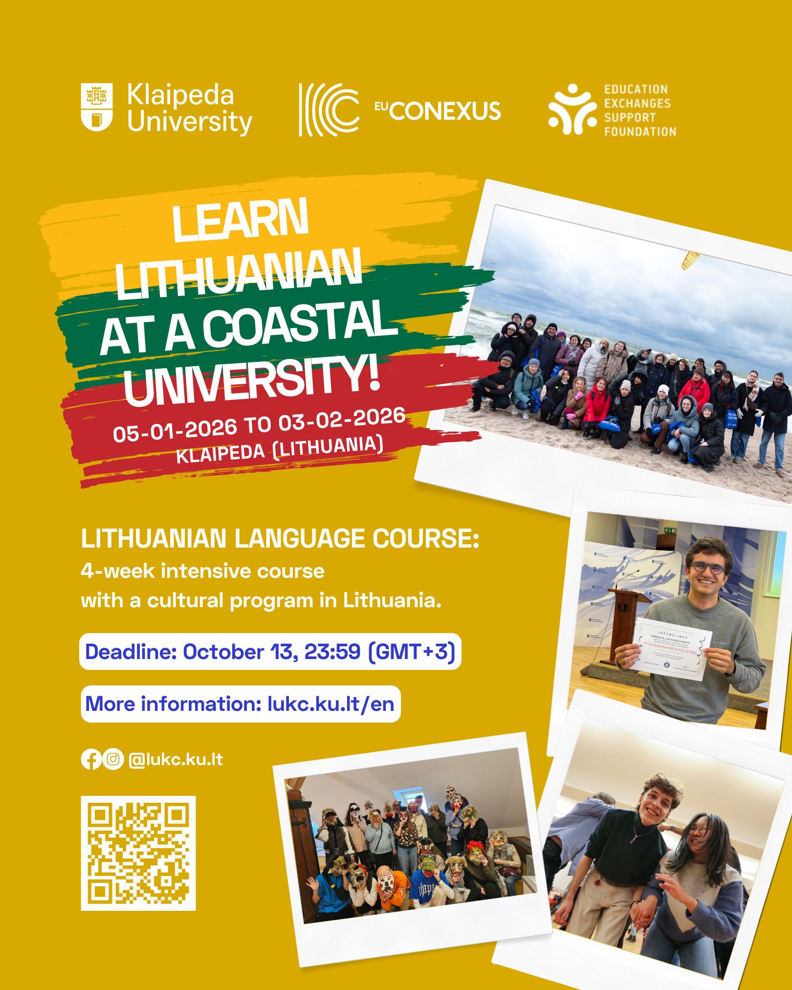 Lithuanian Language and Culture Winter Academy 2026 | Klaipėda ...